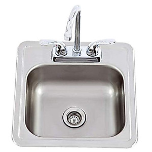 Lion 40-Inch Natural Gas Grill L90000 with Refrigerator and Door and Drawer Combo and Drop-In Sink with and 5 in 1 BBQ Tool Set Best of Backyard Package Deal