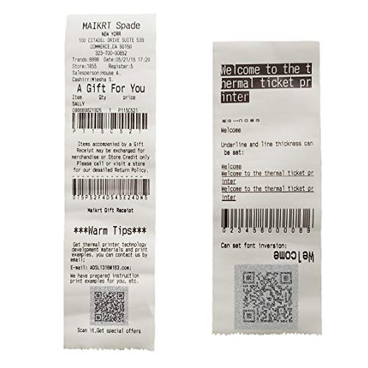 58mm Thermal Printer Embedded TTL Serial Ticket Printer Micro Print Module 12V