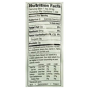 Great Value Granulated No Calorie Stevia Sweetener, 19.4oz Resealable Pouch (Pack of 2)