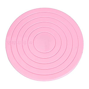 2pcs 5.5in Mini Cake Turntable, 360 Degree Revolving Cake Stand for Cupcake Decorating Displaying