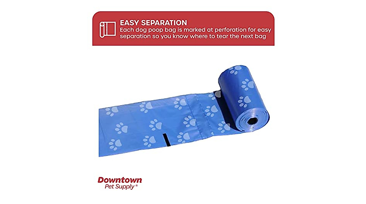 Downtown Pet Supply Rainbow Dog Poop Bags - 1000 CT
