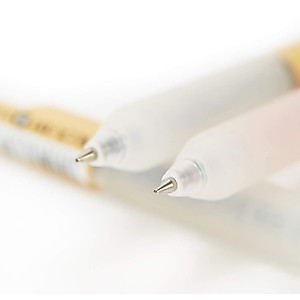 czxwyst X97 Retractable Gel Ink Pens 0.5mm Fine Point (Black Color 12-Pack)