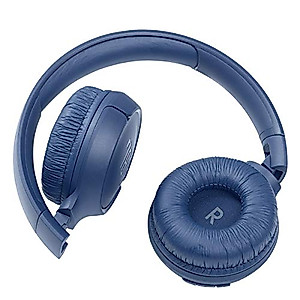 JBL Tune 510BT: Wireless On-Ear Headphones with Purebass Sound - Blue, Medium