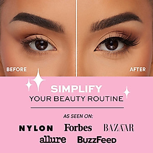 Glamnetic Magnetic Eyelashes - Lucky | Short Magnetic Lashes, 60 Wears Reusable High Volume Faux Mink Lashes, Cat Eye Flared - 1 Pair