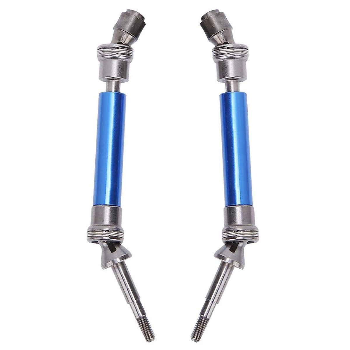Tbest RC Rear Drive Shaft Set, 1/10 RC Metal CVD Shaft Fit for Slash Car NSV775(Dark Blue) Axles 2Wd 67 C-10 Slash Drag Upgrades Tra2Wd