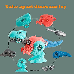 BEIGUO 4 Pack Jumbo Dinosaur Eggs with Take Apart Dinosaur Toys Building Toys for Kids Boys Girls Easter Basket Stuffers Gifts