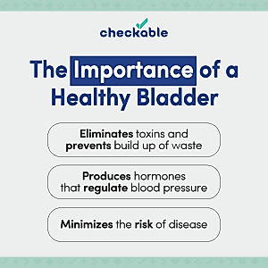 Checkable Bladder Control Supplements with D-Mannose, Cranberry, Hibiscus, and Dandelion - Urinary Tract Infection Treatment for Women and Men, 60 Cap