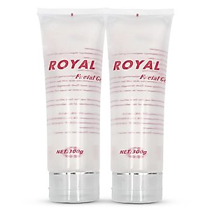 Liflad Radio Frequency Gel for RF Machine - Cooling Gel for Laser Hair Removal - Massage Therapy Cream for Women& Men - Royal Facial Gel Clear (Pack of 2)