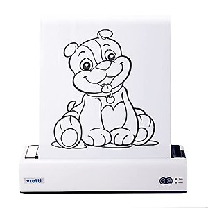 vretti A4 Wireless Bluetooth USB Portable Printer Compatible with Android and iOS Phone Support 8.5×11 Inches Thermal Paper for Outdoors Home Office Travel Students and Cars Printing