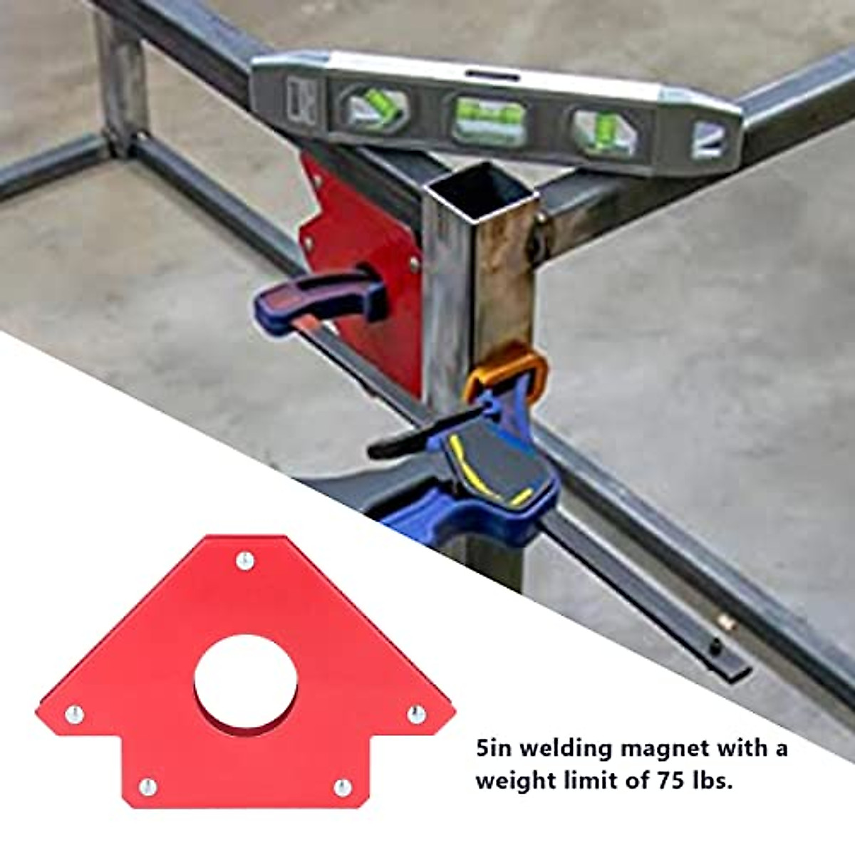 Welder Angle Support, Stainless Steel Welding Magnet for Installation