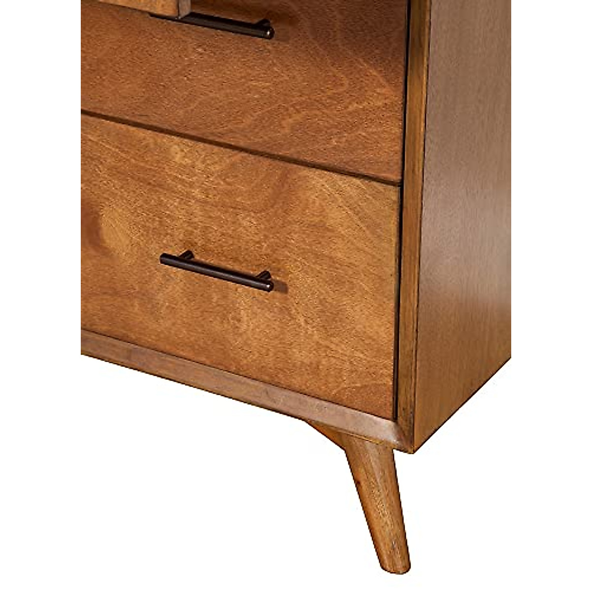 Alpine Furniture Flynn Chest, 38" W x 18" D x 43" H, Acorn