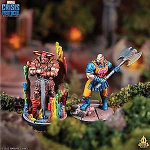 Atomic Mass Games Marvel: Crisis Protocol Heimdall & Skurge Character Pack - Guardians of Asgard Unite! Tabletop Superhero Game, Ages 14+, 2 Players, 90 Minute Playtime, Made