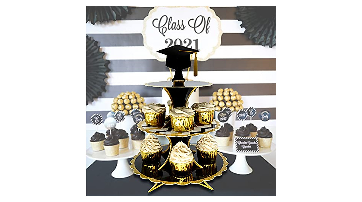 Graduation Cupcake Stand - Perfect for Graduation Party Decor