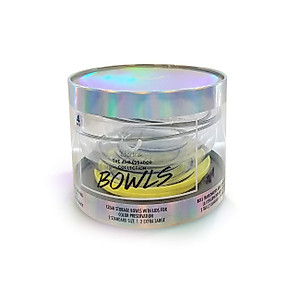 Colortrak Ambassador Collection Bowls, Crystal Clear for Easy Color Spotting, Thick Material for Durability, Lids for Color Preservation, Easy to Clean, Two Standard and Two Extra Large Bowls Included