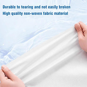ANDECH Disposable Bed Sheets Travel Disposable Bedding Set Portable Travel Sheets for Hotel One Time Bedsheet Travel Bed Cover (Travel 4-Piece Double) 2 Sets Birthday Gift