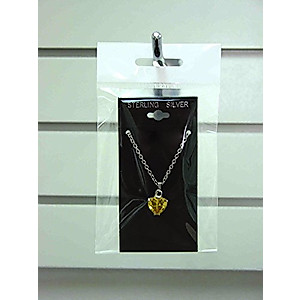 888 Display® - 200 Bags of Ultra Clear Treat, Bakery, Candle, soap, Cookie Bags w/Adhesive Seal (4"x6" - 200 Count, Ultra Clear w/Hanging Header)