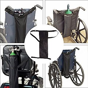 Cabilock Oxygen Tank Holders for Wheelchair Bag Non-Tank Holder Easy to Use Lightweight