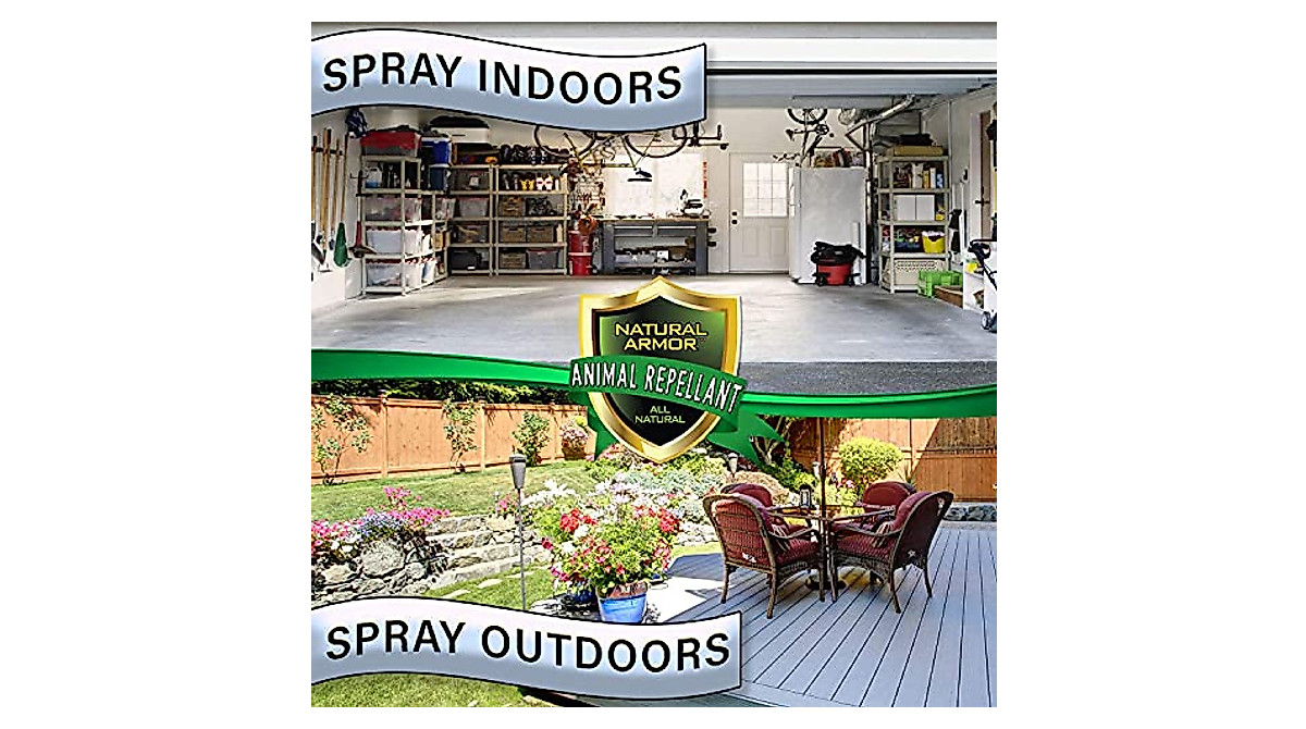 Natural Armor Animal & Rodent Repellent Spray | Peppermint
