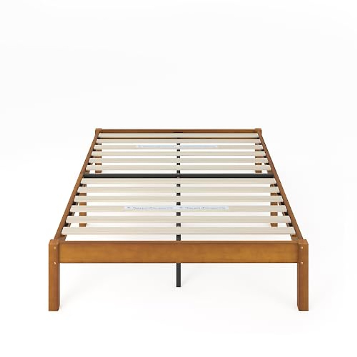 Zinus Ellie 14 Inch Bamboo Platform Bed Frame, Wood Slat Support, No Box Spring Needed, Easy Assembly, Queen