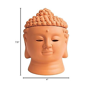 ZendoZones Backyard Buddha Citronella Candle Burner – 8-Hour Protection, Decorative Mosquito Repellent for Patios & Outdoor Spaces