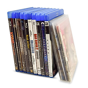Tarifold Blu-Ray Disc Protective Sleeve with Closing Flap and Space for Cover – 50/Pack (10283)