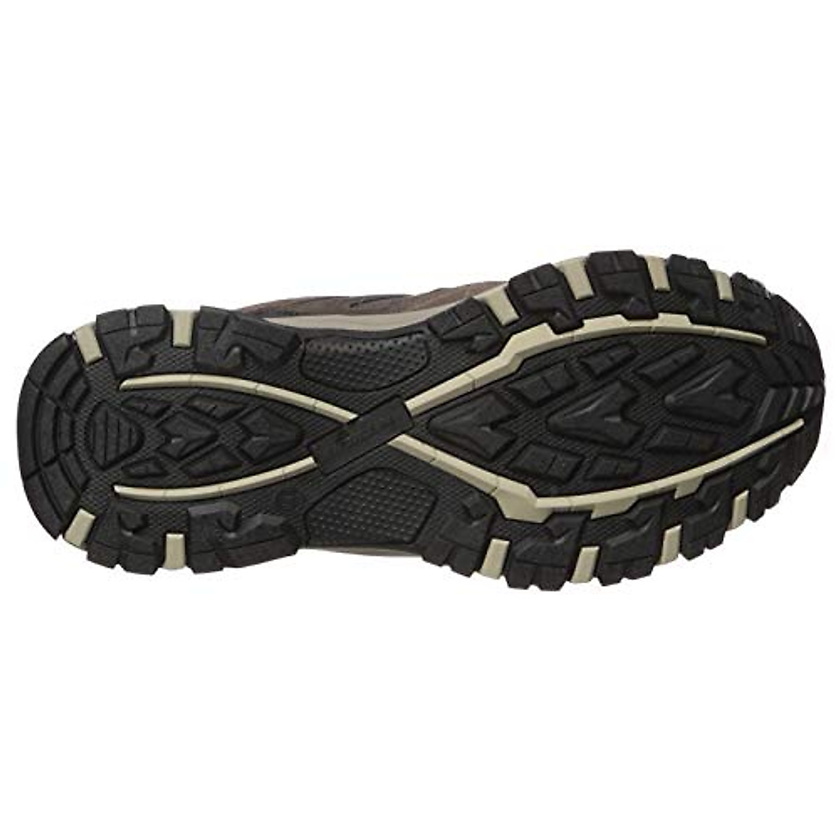 Skechers Men's Selmen-Enago Trail Oxford Hiking Shoe, Chocolate, 13 Extra Wide US