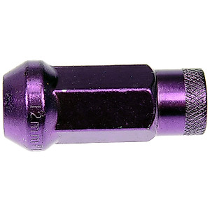 Dorman 713-385J Purple Open End Knurled Wheel Nuts Compatible with Select Models, 20 Pack