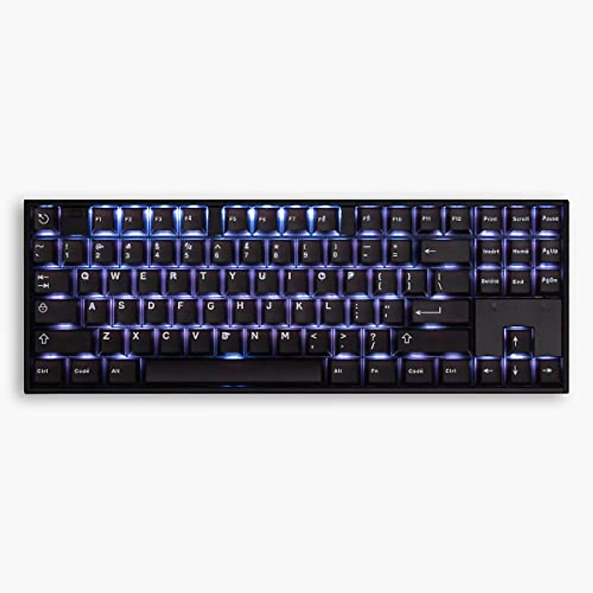 mintcaps Black Translucent Keycaps Doubleshot Cherry Profile Keycaps Full Set 121 Keys Custom Keyboard Keycaps for 60% 65% 75% 100% Cherry Gateron MX Switches Mechanical Keyboard