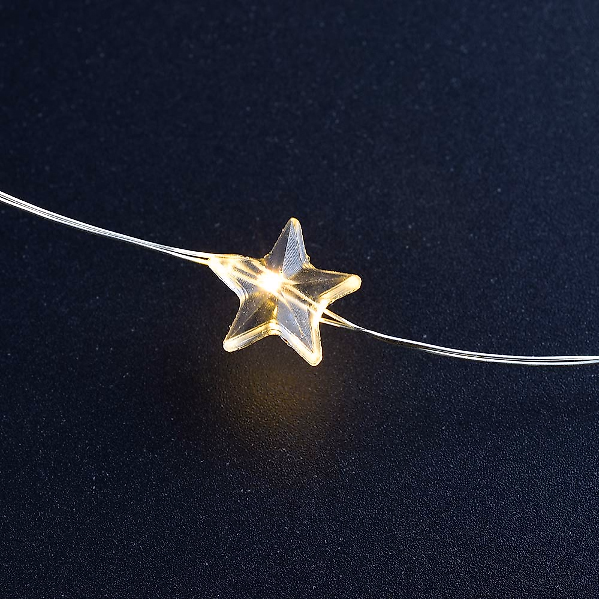 Abba Patio Battery Powered String Lights, 9.5ft 30 LED Star Decorative Lights Garden Home Party Wedding Festival Landscape, Warm White