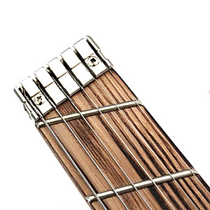 Musoo brand electric travel guitar headless guitar