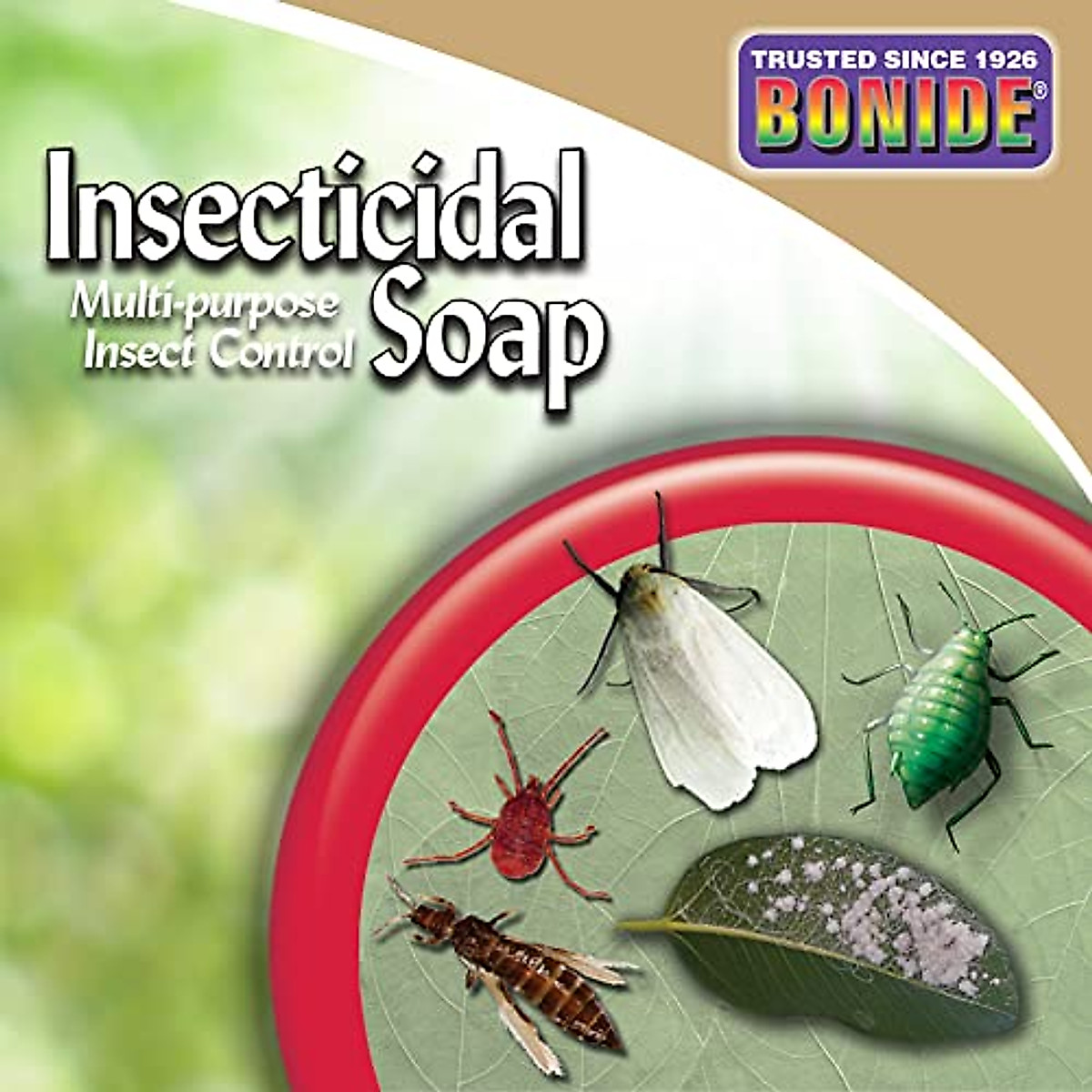 Bonide Insecticidal Soap, 32 oz Ready-to-Use Spray Multi-Purpose Insect Control for Organic Gardening Indoor and Outdoor