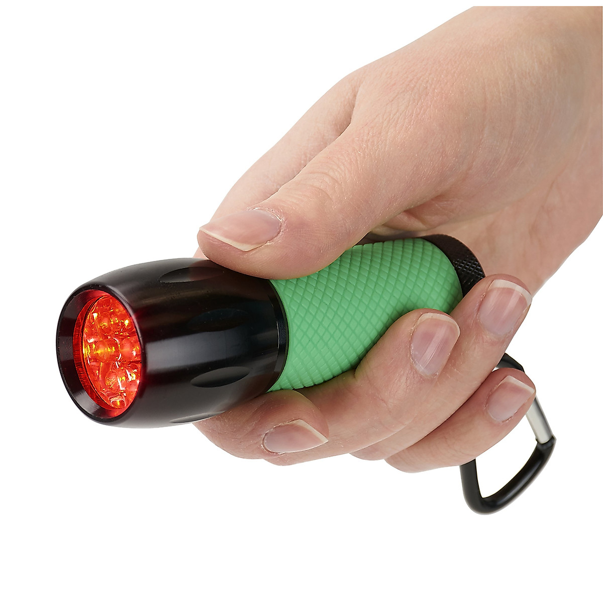 Carson RedSight Red LED Flashlight For Reading Astronomy Star Maps and Preserving Night Vision with Two Brightness Settings (SL-33) X-Large