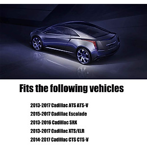 Replacement CUE Touch Screen Display with Trim Removal Tool Kit - Fits Cadillac 2013 2014 2015 2016 2017 ATS Escalade SRX XTS CTS CTS-V Replaces Screens For 22980208, 22986276