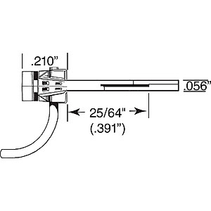 HO Scale Whisker Coupler, 25/64" Center (25 pr)