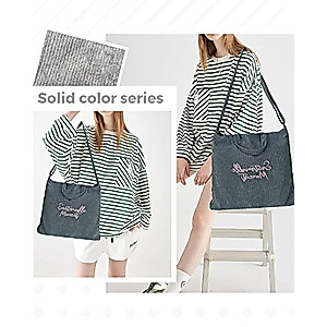 Corduroy Tote Bag for Women,Large Tote Bag ,Shoulder Bag with Zipper&Inner Pockets,Hobo Crossbody Handbag Casual Tote. (Grey)
