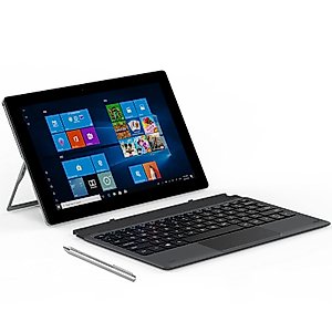 ALLDOCUBE iWORK20 2-in-1 Laptop, Tablet PC with Keyboard (and Stylus Pen), 10.1" Windows Tablet, Intel N4020 CPU, 4GB RAM/128GB ROM, Windows 10, Type-C, Support HDMI, Convertible Laptop