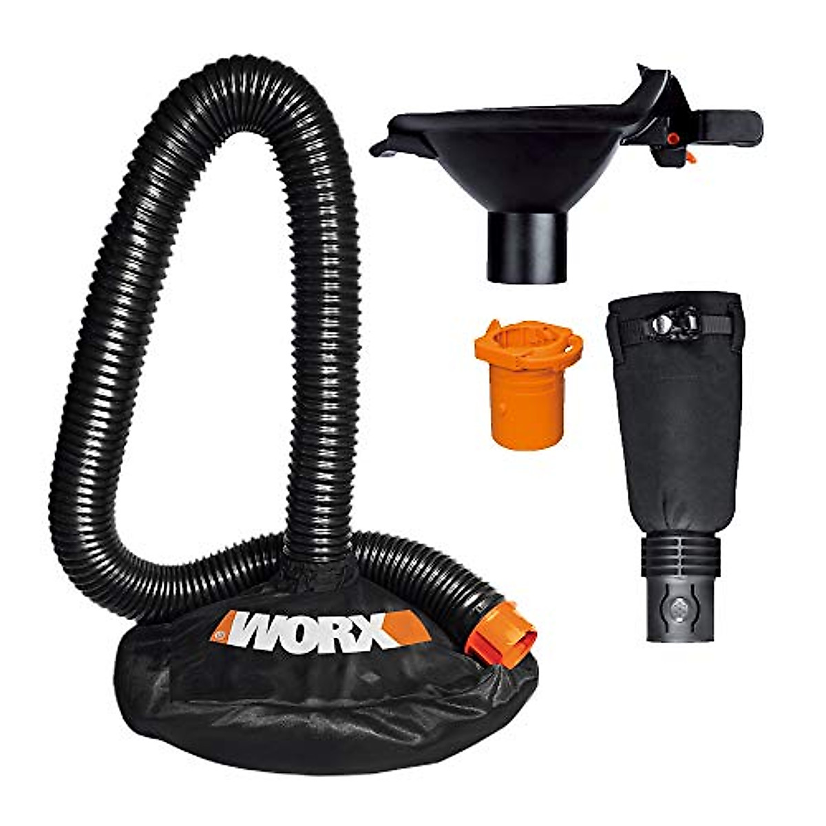 WORX 50026858 Trivac Leaf Collection Bag (WGBAG500) & WORX LeafPro Universal Leaf Collection System for All Major Blower/Vac Brands - WA4058