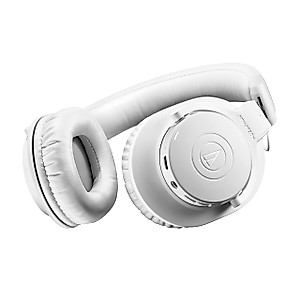 Audio-Technica ATH-M20xBTWH Wireless Over-Ear Headphones,White