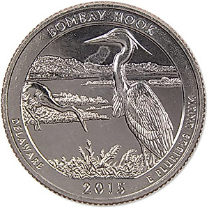 2015 S National Park Quarter 5 Coin Set Uncirculated Mint State Clad 25c