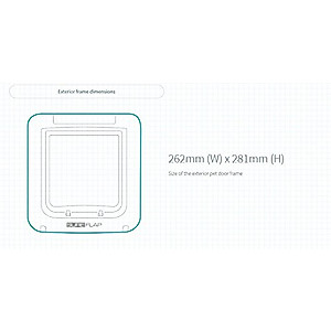 SureFlap-Sure Petcare Microchip Pet Door (White)