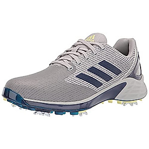 adidas Men's ZG21 Motion Golf Shoes, Grey Two/Victory Blue/Pulse Yellow, 11.5