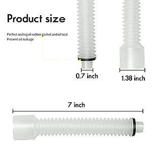 Generator Oil Change Funnel Fits Yamaha Ef2000iSv2 EF2200iS Westinghouse WH2200iXLT Generac 7117 GP2200i Rainier R2200i Wen Generator 56200i 56203i 56235i Portable Inverter