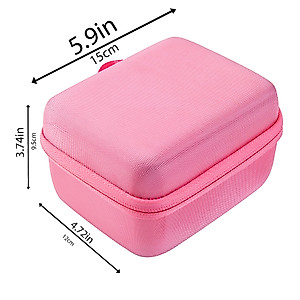 khanka Hard Carrying Case Replacement for MOREXIMI Kids Camera,Digital Camera, Case Only (Pink)