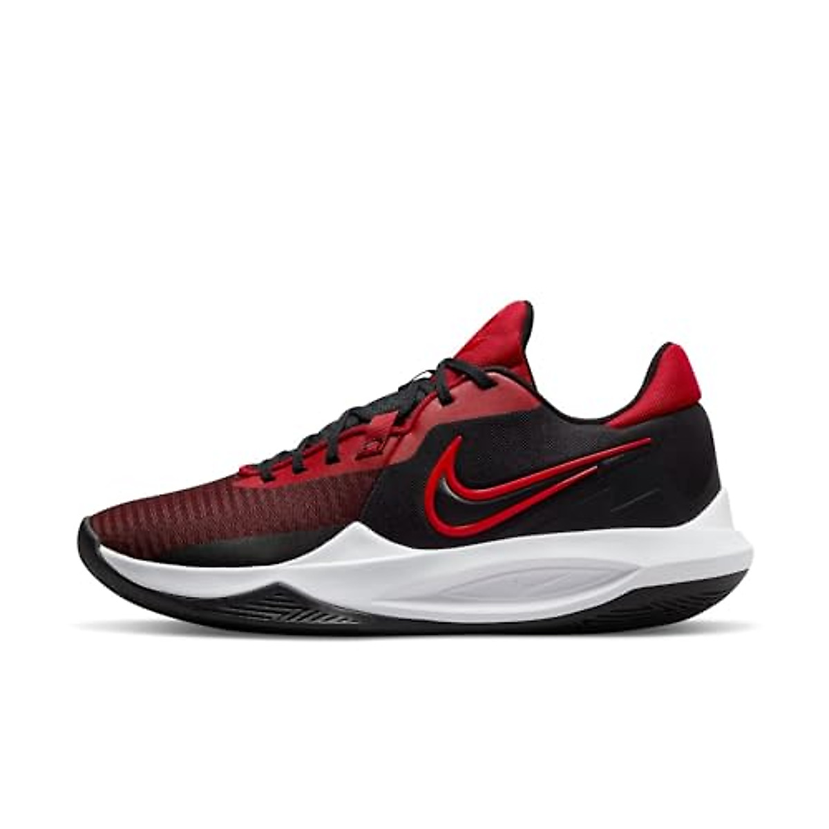 NIKE Men's Sneaker, Black University Red Gym Red, 12.5