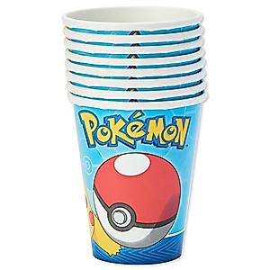 American Greetings Pokemon Party Supplies, 9 oz Paper Cups (32-Count)