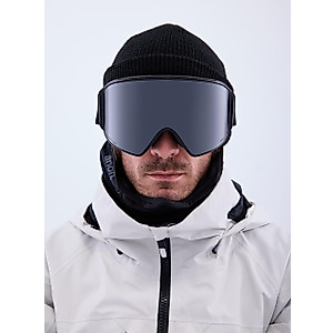Anon Men's M4 Perceive Goggle Cylindrical with Spare Lens and MFI Face Mask