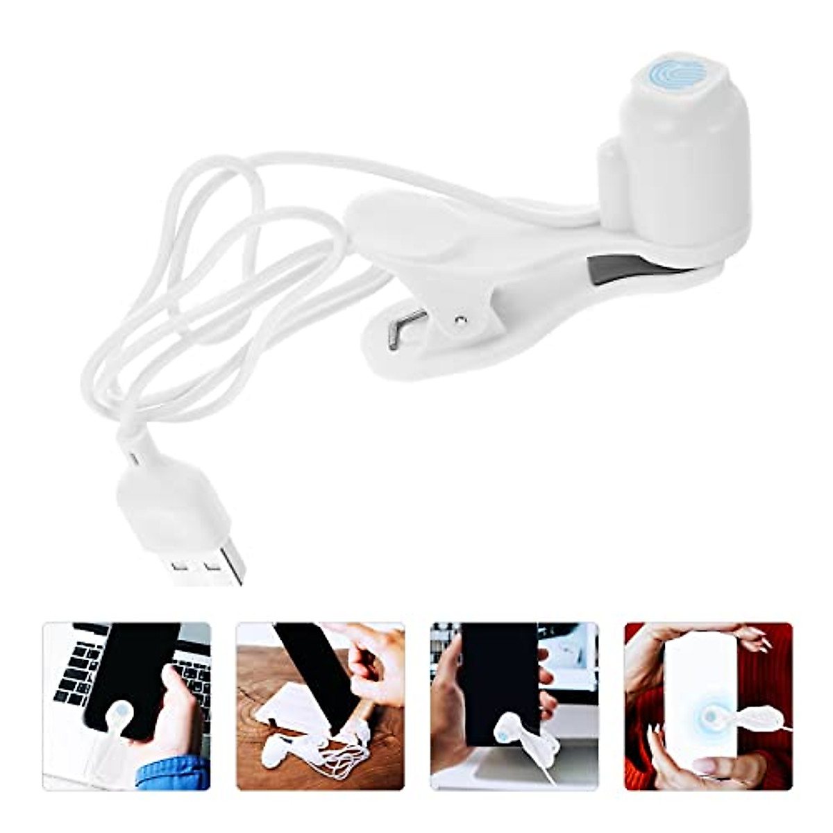 balacoo Screen clicker USB Phone clicker Broadcasting clicker Adjustable Keyboard Stand Computer Holder Live Broadcasts auto clicker for Tablet Screen Clip Holder Screen Click Supply Wired