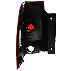 Evan Fischer Tail Light Lens and Housing Compatible with 2003-2006 Ford Expedition Passenger Side