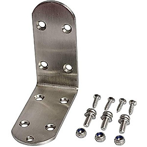 DoHonest Side Mount Hole Drilling Side View Camera Bracket Adapter for Truck/Bus/Trailer/Box/RV/Tractor/ 5th Wheel