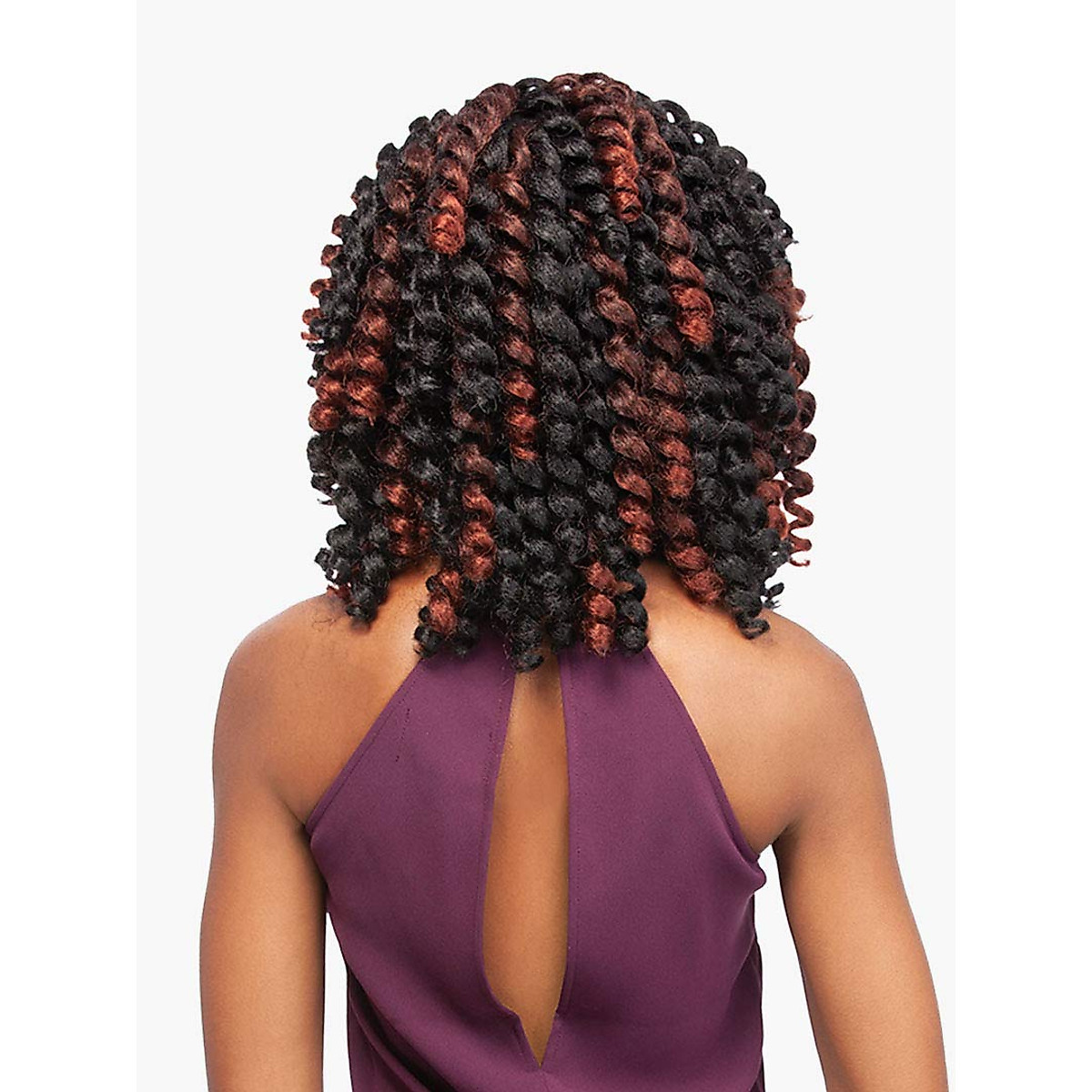 6 Packs Deal!!! JAMAICAN BOUNCE 26" - Sensationnel African Collection Crochet Braid (6-PACK, 1B Off Black)
